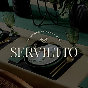 50-Pack Disposable Linen-Feel Dinner Napkins With Built-in Flatware Pocket, BLUE Prefolded Cloth Like Paper Napkins For Wedding, Dinner Or Party