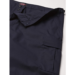 TRU-SPEC Men's Polyester Cotton Rip Stop BDU Pant, Navy, Medium