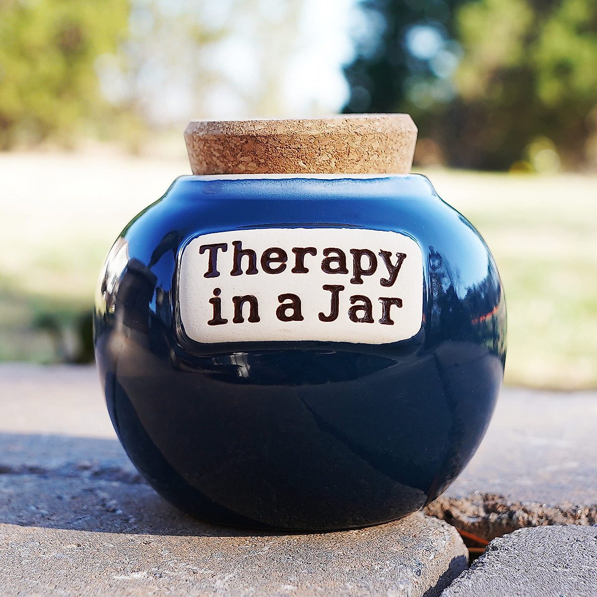 Cottage Creek Therapy in a Jar Piggy Bank, Feelings Jar, Office Candy Jar, Therapy Gifts
