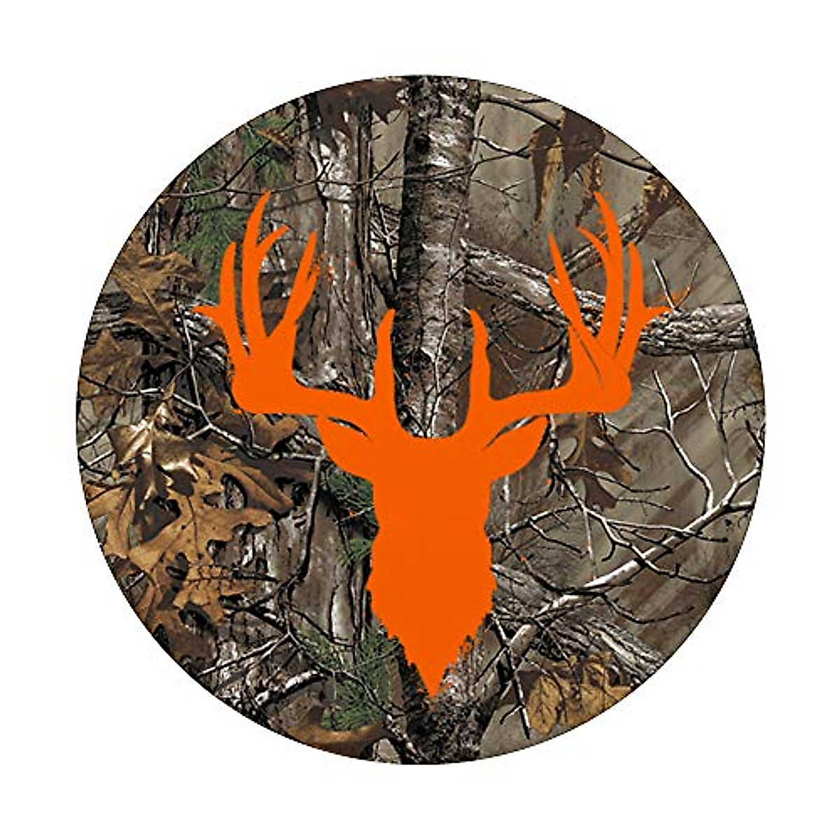 Deer Buck Hunting Men Women Orange Brown Camouflage PopSockets PopGrip: Swappable Grip for Phones & Tablets