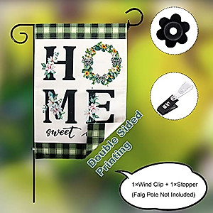 Seasonal Garden Flags Set Set of 12 Double Sided 12x18 Inch 4th of July Garden Flags Holiday Yard Flags, Summer Welcome Garden Flags Small Yard Flags for All Seasonal for Outside Home Decorations