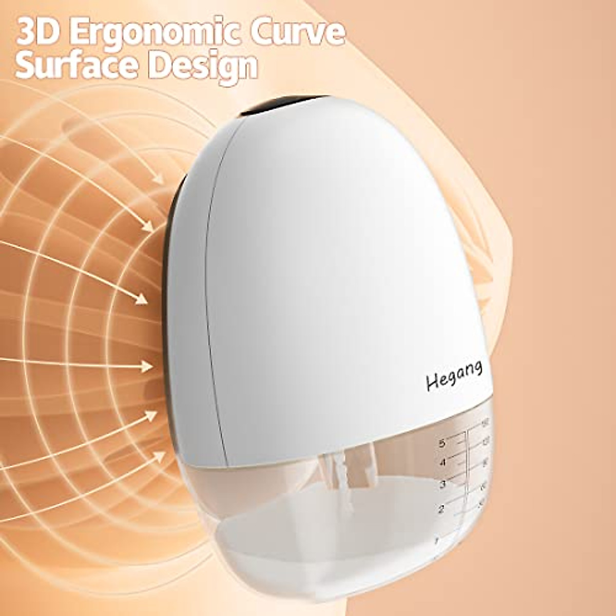 Wearable Breast Pump, Hands Free Breast Pump with 4 Modes & 9 Levels, LED Display, Leak-Proof, Low Noise Painless Electric Portable Breast Pump, Invisible in Bra Breast Pump 2 Pack(18/20/24mm Flange)