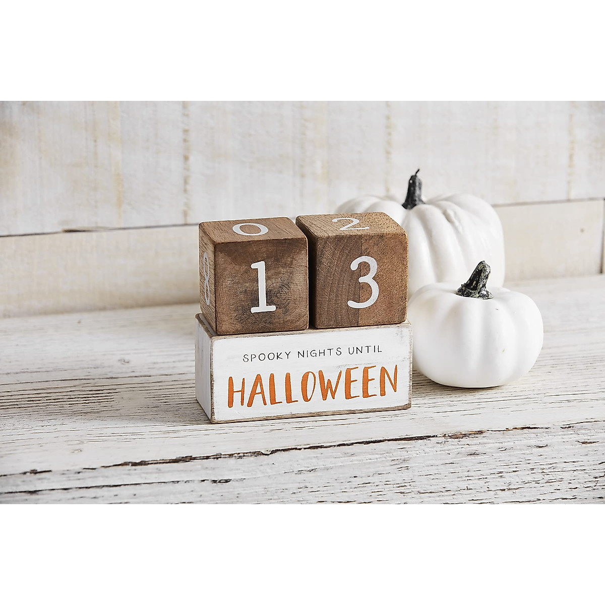 Mud Pie Multi Holiday Countdown Block Set, 3.5" x 4"