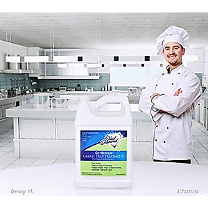 Black Diamond Stoneworks GET SERIOUS Grease Trap Treatment and Odor Control 1-G AND Restaurant Bio-Deodorizing Floor Cleaner Heavy Duty Commercial Concentrated Enzyme Degreaser, Odor Eliminator 1-G