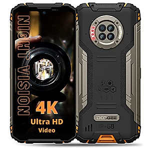 DOOGEE Rugged Smartphone(2022), S96 GT 6.3" 8GB+256GB Waterdrop Screen Rugged Phone Unlocked, Android 12 Phone, Night Vision, 48MP Quad Camera, IP68 Waterproof Ourdoor Cell Phone, NFC, OTG, Dual 4G