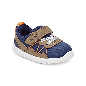 Carter's Every Step Baby Boys Kit-Bp First Walker Shoe, Navy, 2 Infant