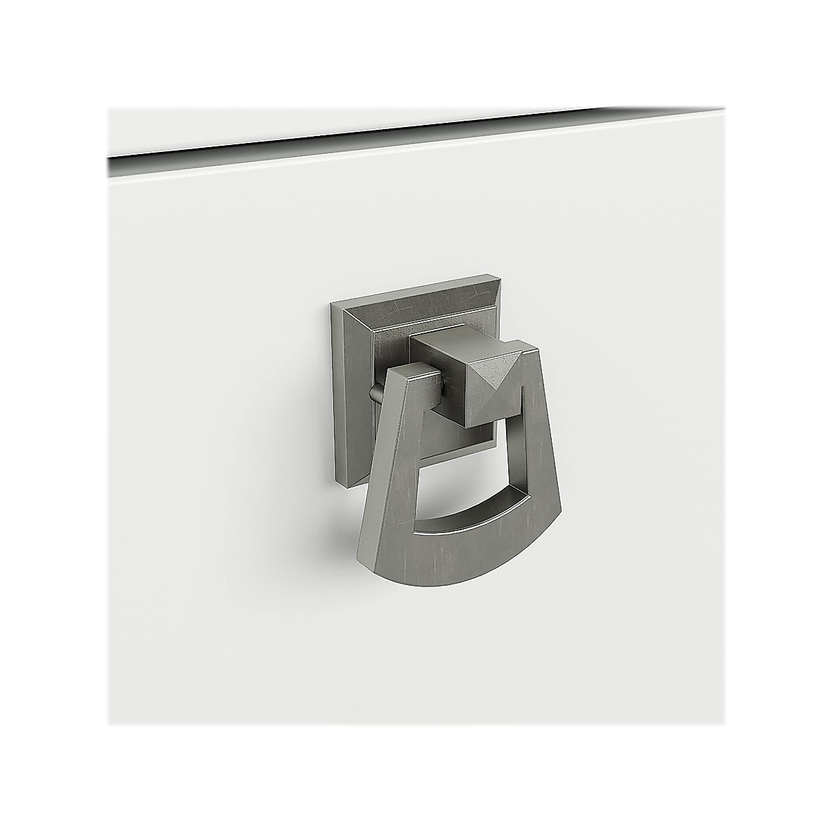 Bush Furniture Salinas L-Shaped Desk with Storage | Study Table with Drawers & Cabinets | Home Office Computer Desk in Pure White and Shiplap Gray