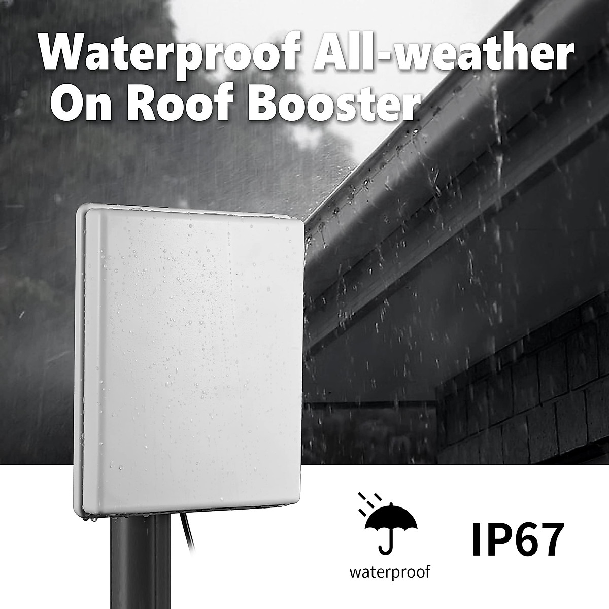 Outdoor 15dBi Dual Band WiFi 2.4GHz 5GHz 5.8GHz Long-Range Directional Panel Antenna with 10Ft Cable for WiFi Router Wireless Network Card Security IP Camera Video Surveillance Monitor, Eifagur