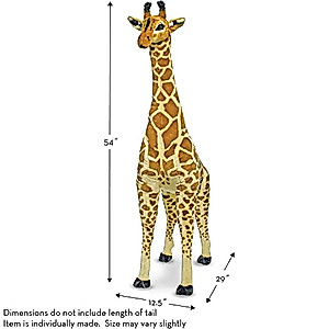 Melissa & Doug Giant Giraffe - Lifelike Stuffed Animal (over 4 feet tall)