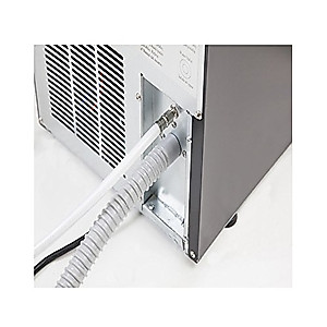 Whynter UIM-502SS Built-in/Freestanding Maker-50lb Capacity Clear Cube Ice Makers, One Size, Stainless Steel/Black