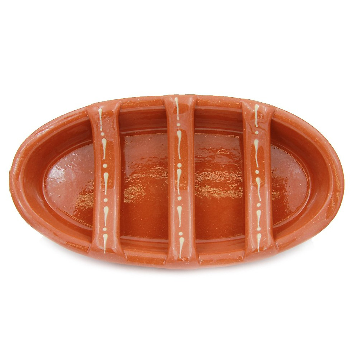 Ceramica Edgar Picas Traditional Portuguese Clay Terracotta Sausage Roaster (N. 2 Medium)