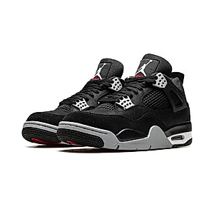 Jordan Mens Air 4 DH7138 006 Black Canvas - Size 11
