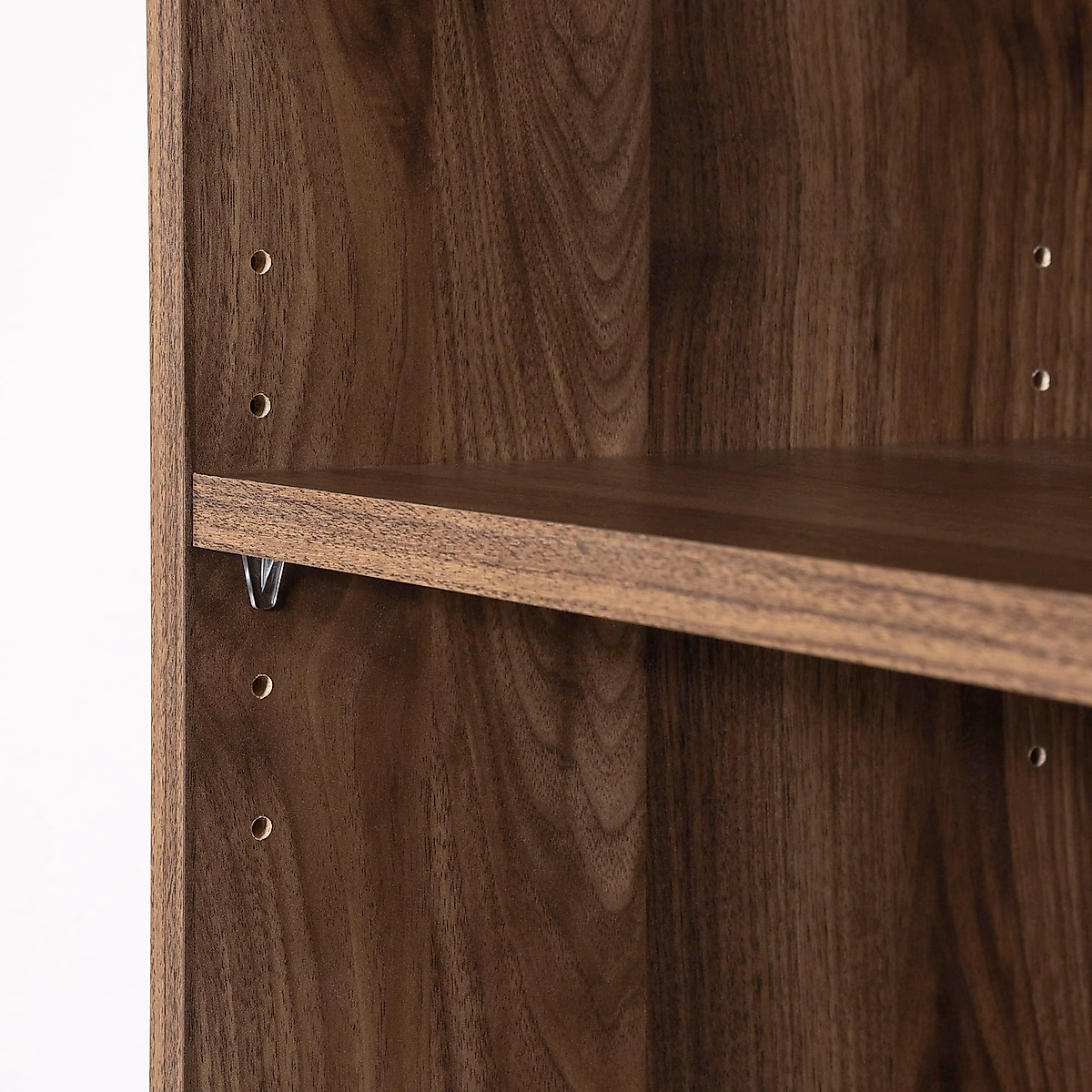 South Shore Axess 5-Shelf Narrow Bookcase Natural Walnut, Contemporary