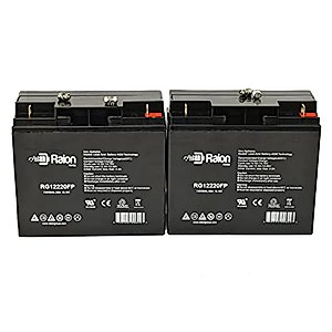 Raion Power 12V 22Ah Replacement AGM Battery for Truck PAC ES1240 Replacement Battery for ES8000-2 Pack