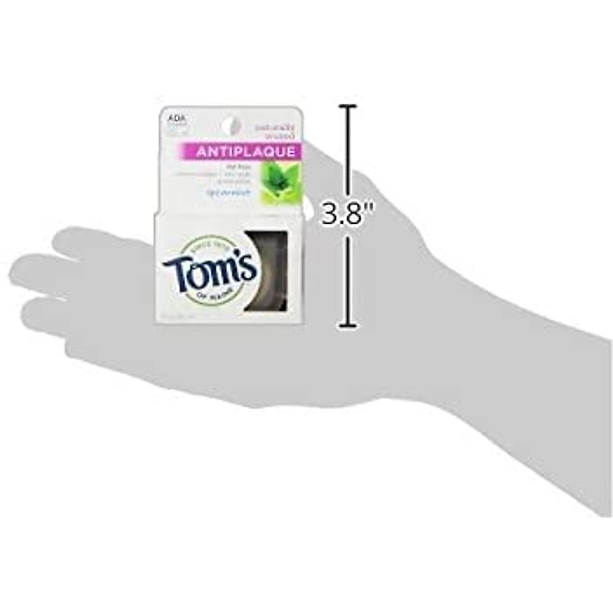 Tom's of Maine Floss Flat-Anti Plaque Spearmint 32 yd String