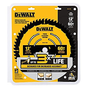 DEWALT 12 in. 60T Finish Saw Blade (DWA11260)