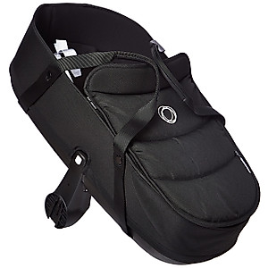 Bugaboo Bee 6 Bassinet Complete Newborn Stroller Accessory - Easily Connect to Bee 6 Stroller - Black