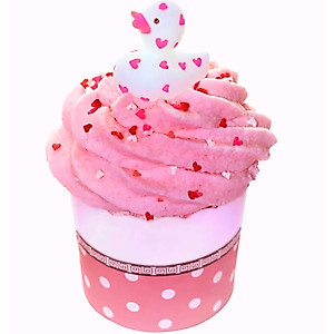 4E's Novelty Valentines Day Rubber Ducks (24 Pack) Heart Themed Duckies, Class Valentines Day Gifts for Kids Bulk, Valentines Day Party Favors Classroom Exchange Prizes for Kids Class