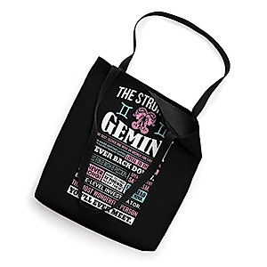 Gemini Astrological Zodiac Sign Facts June Birthday Love Tote Bag