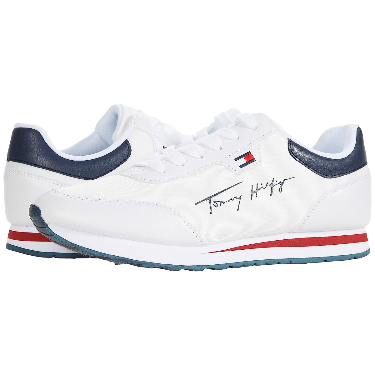 Tommy Hilfiger Laces White/White/Navy 11 M