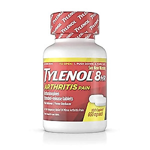 Tylenol Arthritis Pain 250 Caplets Bottle, 650mg Acetaminophen