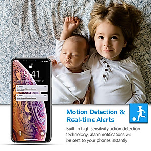 Syeh Security Camera 1536P Pet Camera Wireless WiFi Home Camera Full, 720p