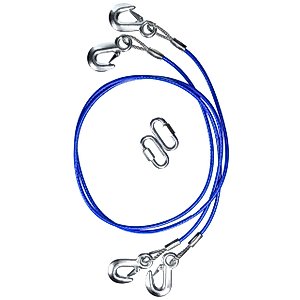 Roadmaster 646 Straight Safety Cable - 64 Inch Single Hook (1 Pair)