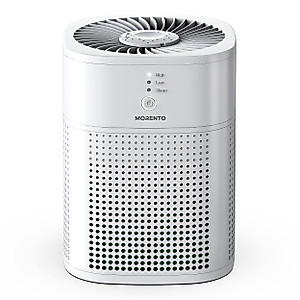 MORENTO HY4866 Air Purifiers for Large Room with HY1800 Air Purifiers for Bedroom, White
