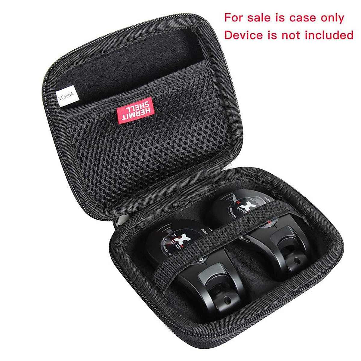 Hermitshell Travel Case for Xvive U2 Guitar Wireless System Rechargeable 2.4GHz Digital Guitar Transmitter Receiver (Black)