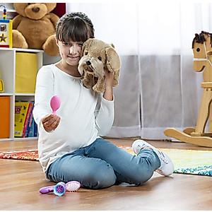 Greenbo Toy Dog Remote Control Barking and Walking Dog Toy for Kids with Leash Includes Interactive Toy Puppy Accessories Great Gift Dogs for Girls Boys