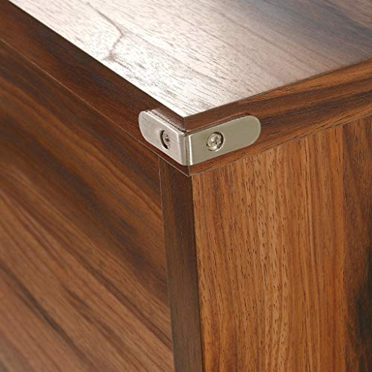 Sauder Vista Key Dresser, L: 59.06" x W: 15.67" x H: 33.31", Blaze Acacia Finish