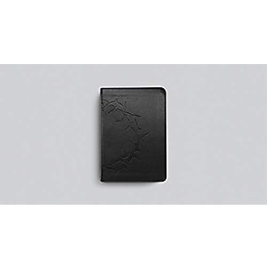 ESV Large Print Compact Bible (TruTone, Charcoal, Crown Design)