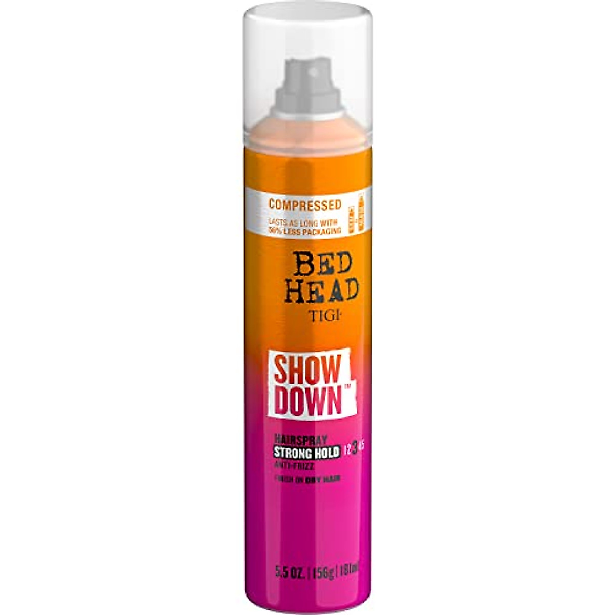 TIGI Bed Head Showdown Anti-Frizz Hairspray with Strong Hold 5.5 oz
