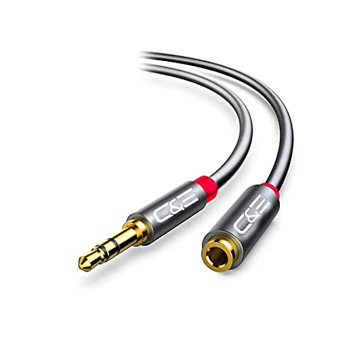 3.5mm Aux Headphone Extension Cable 6 Feet (1.8 Meters) 3.5mm Male to Female Stereo Audio Extension Cable 6ft (1.8M) for Car, Stereo, iPhone, Smartphone or Any Audio Device CNE64186