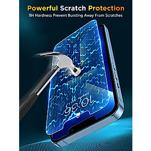 Invoibler [2+2 Pack Screen Protector Compatible with iPhone 14 Plus 6.7" + Camera Lens Protector, iPhone 14 Plus Screen Protector Tempered Glass, [HD Clear] [Bubble Free] [Anti-Scratch]