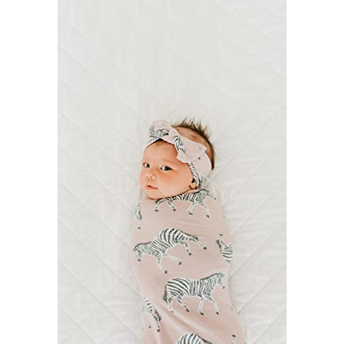 Copper Pearl Large Premium Knit Baby Swaddle Receiving Blanket Zella
