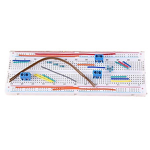 Makeronics Solderless Breadboard Jumper kit|5pcs Banana Plug to Jumper Wires + 140 Preformed Soft Breadboard Solid Copper Jumper Wires(Light Box Packing)+ 65 pcs Jumper Leads Wires Cables