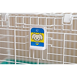 IRIS USA Medium Wire Animal House, Easy to Clean Cage with Wide Access Drop Down Door for Small-Sized Pets Animals Rabbits Guinea Pigs Rats, Green