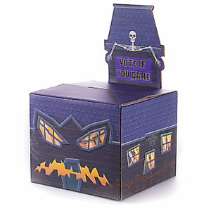 Halloween Costume Contest Party Bundle - Includes Ballot Box, 50 Ballot Voting Cards & 5 Gold Trophies - Fun Game, Decoration & Party Supplies for Home, Work, School & Bar Costume Parties Decor