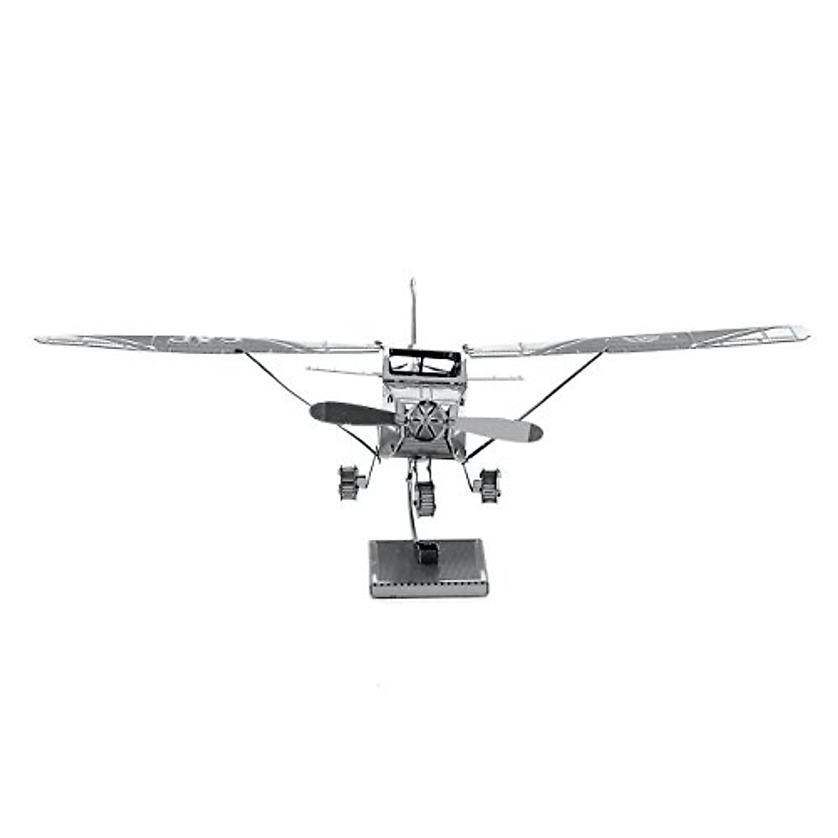 Metal Earth Cessna 172 3D Metal Model Kit Bundle with Tweezers Fascinations