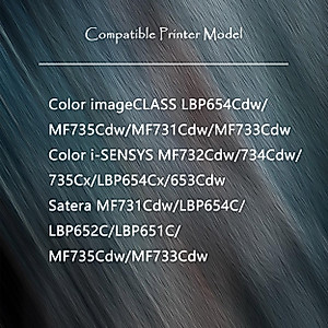 TG Imaging 1-Pack 046H Compatible Replacement for Canon 046 Black Toner Cartridge Work with Color imageCLASS LBP654Cdw MF735Cdw MF731Cdw MF733Cdw MF732Cdw 734Cdw Printer, 1xBlack