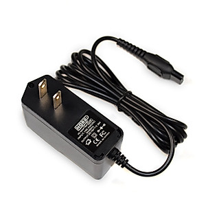 HQRP AC Adapter Power Cord Charger Works with Philips Norelco HQ8505 HQ-8505 272217190075 S3310 CRP136 BT9285 Replacement Plus Cleaning Brush