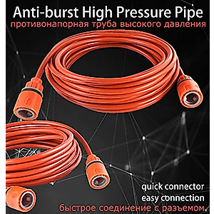 Portable Intelligent Electric Pressure Washer12V High Pressure Powerful Washing Kit for Home,Car,Garden,Projects,