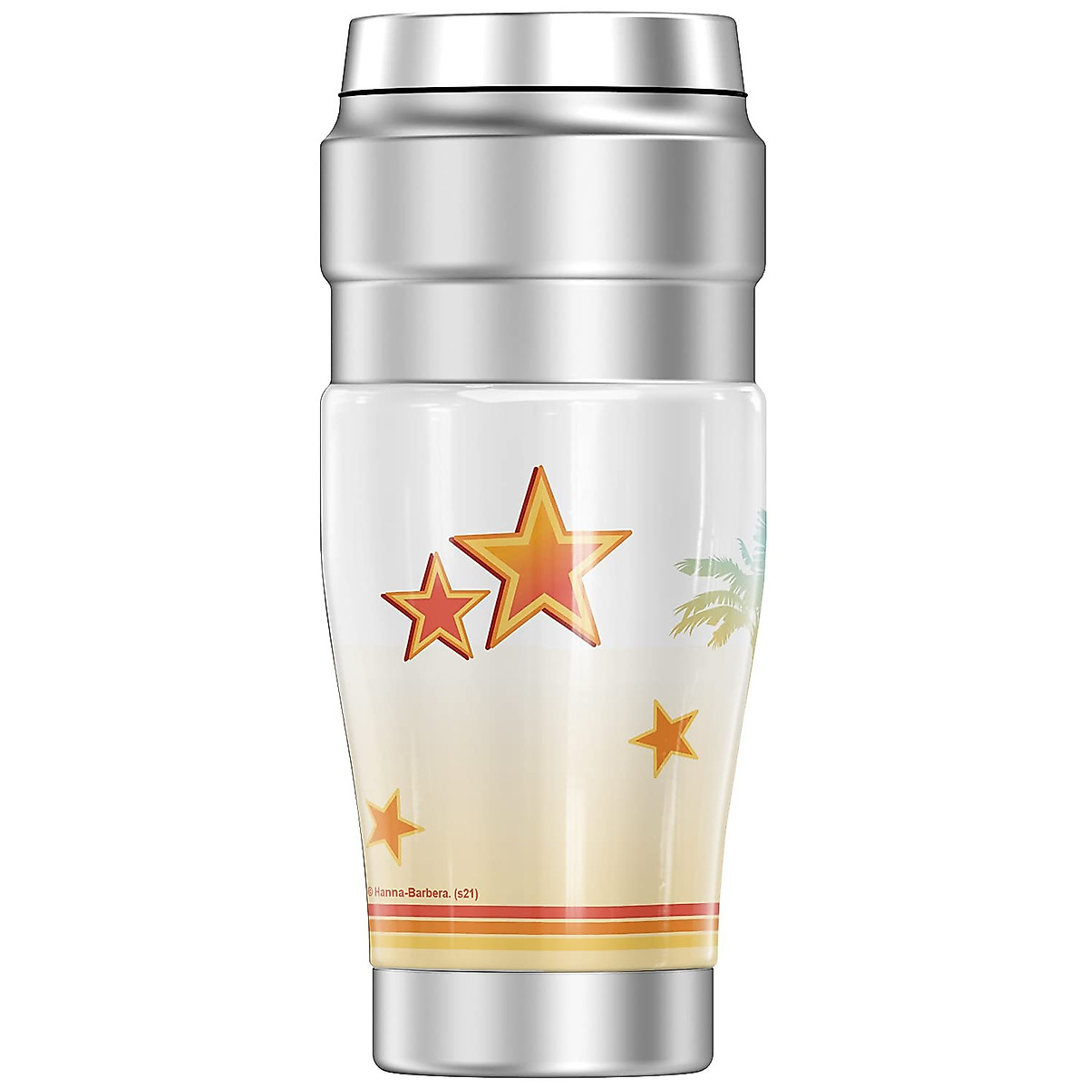 THERMOS Scooby-Doo The Mystery Machine Rainbow STAINLESS KING Stainless Steel Travel Tumbler, Vacuum insulated & Double Wall, 16oz