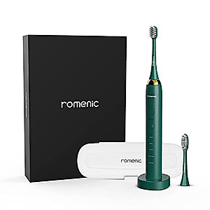 Hyslor Electric Toothbrush, Sonic Electric Toothbrush for Adult, 330 Days on Single Charge, 5 Modes 3 Intensity Levels, Pressure Sensor, 2 Minute Timer, 30 Second Interval, Smart Memory Mode