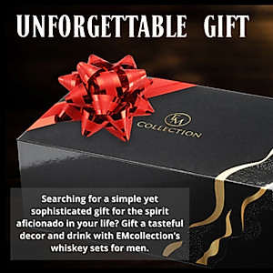EMCOLLECTION Whiskey Glasses for Men