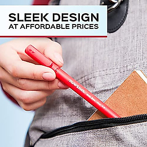 Paper Mate Write Bros Ballpoint Pens, Medium Point (1.0mm), Blue, 12 Count (3311131)