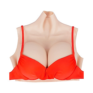 GUIENRLEA Fake boobs False breasts Breast plates Silicone breasts B-S cup For Cosplay Drag Queen Crossdressers