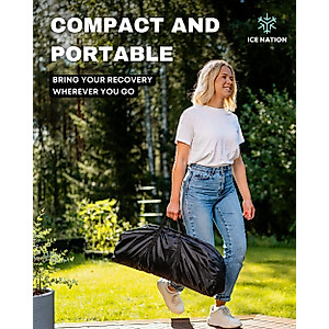 XL Ice Bath Tub, 100 Gallon Cold Plunge Tub, Portable Ice Bath Tub for Athletes, Cold Tub, Ice Tub, Ice Plunge Tub, Icebath