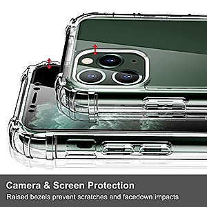 BAISRKE Case Cover for iPhone 11 Pro Max,[Built in Screen Protector] Dual Layer Full Body Shockproof High Impact Protective Phone Case Cover for iPhone 11 Pro Max 6.5 inch - Clear